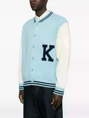 Kenzo Varsity Logo-embroidered Cardigan