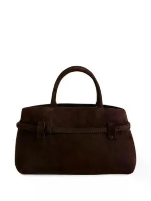 Manu Atelier 25 Le Cambon Suede Tote Bag - Brown