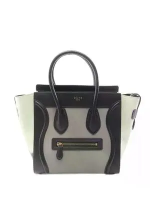 Celine Micro Luggage Tote Bag - Grey