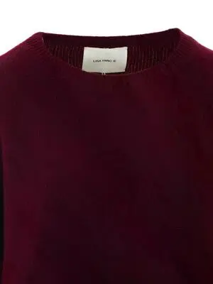 LISA YANG Mila Crew-neck Sweater - Red
