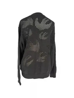 Alexander McQueen Pointelle Swallow Sweater