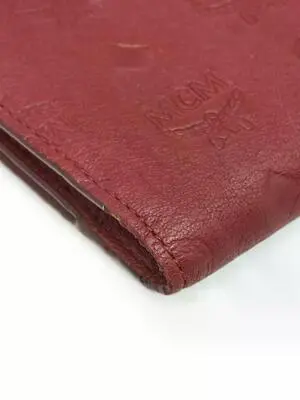 Mcm Visetos Embossed Card Case
