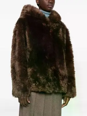 P.a.r.o.s.h Faux Fur Hooded Jacket