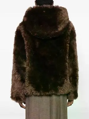 P.a.r.o.s.h Faux Fur Hooded Jacket