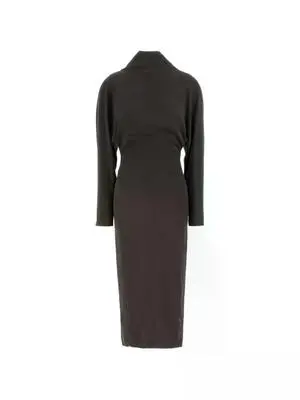 Giorgio Armani V-back Midi Dress