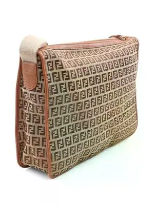 Fendi 2000s Zucchino Pattern Shoulder Bag