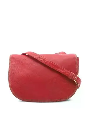 Loewe 2000s Anagram Cross Body Bag - Red