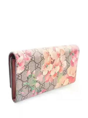 Gucci 2000s Gg Blooms Continental Wallet