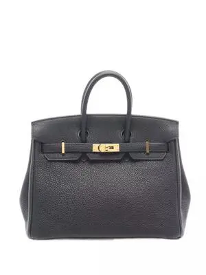 Hermès 2019 25 Birkin Tote Bag - Black