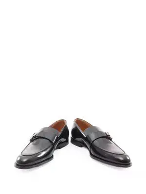 Dior Leather Cd Logo Loafers