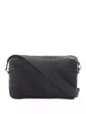 Celine Embroidered Logo Shoulder Bag