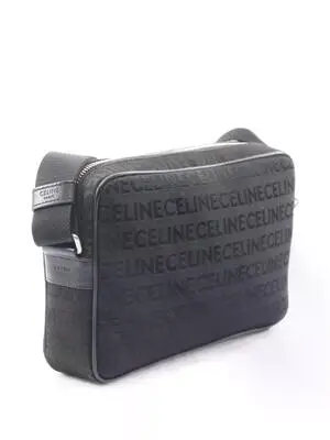 Celine Embroidered Logo Shoulder Bag