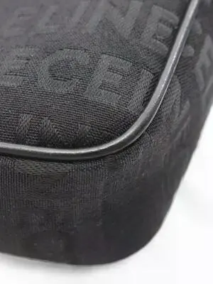 Celine Embroidered Logo Shoulder Bag
