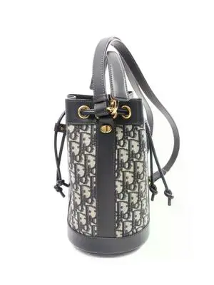 Dior Oblique Canvas Bucket Bag - Blue