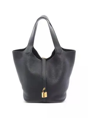 Hermès 2022 Mm Picotin Lock Tote Bag - Black