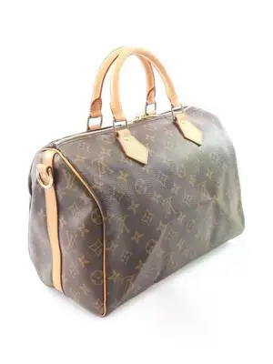 LOUIS VUITTON Speedy Bandoulière Monogram Luggage - Brown