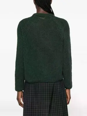 I BLUES Raglan Sleeve Chunky Knit Sweater