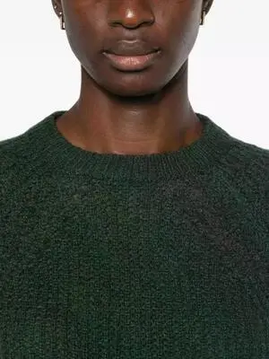 I BLUES Raglan Sleeve Chunky Knit Sweater
