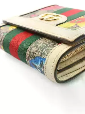 Gucci 2000s Ophidia Gg Floral Wallet
