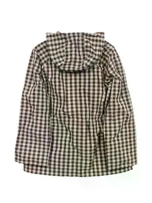 LOUIS VUITTON Gingham Monogram Drawstring Hood Jacket