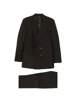 TOM FORD Double-breasted Peak-lapel Suit - Brown