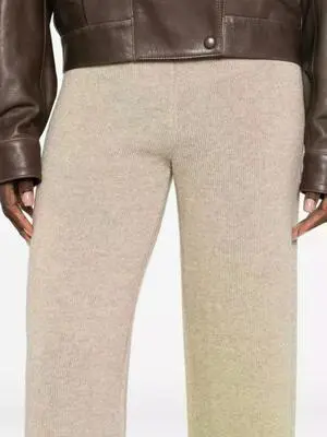 I BLUES Fine-knit Cropped Trousers