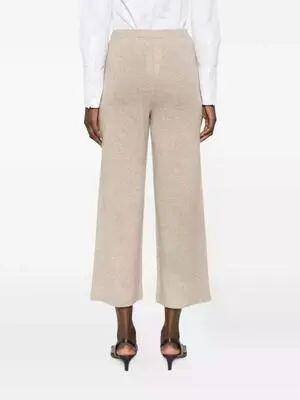I BLUES Fine-knit Cropped Trousers