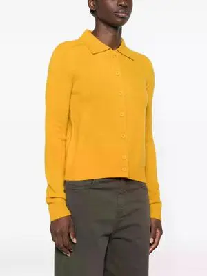 I BLUES Button-up Collared Cardigan