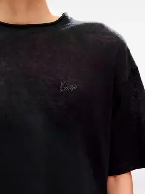 Kenzo Logo-embroidered T-shirt