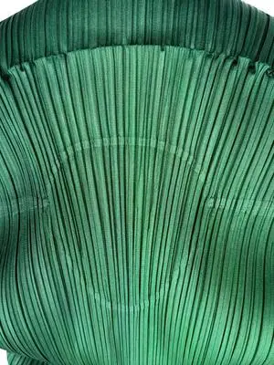 Issey Miyake Short Sleeve Blouse - Green