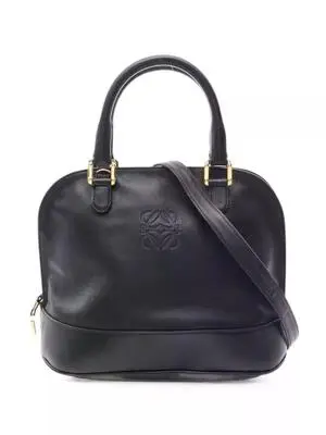Loewe 2010s Anagram Leather Tote Bag