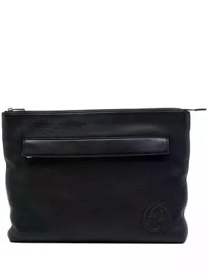 Gucci 2000-2015 Calfskin Soho Clutch Bag