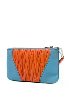 Miu Miu Bicolor Matelasse Nappa Clutch Bag