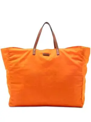Gucci 2016-2026 Gg Nylon Travel Bag - Orange