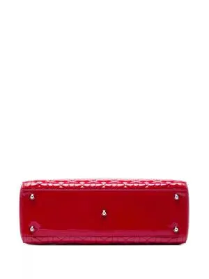Dior 2012 Large Patent Cannage Lady Satchel