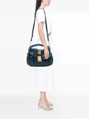 Miu Miu 2010-2026 Matelasse Nappa Coffer Satchel