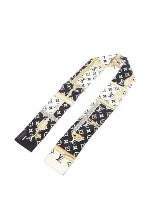 LOUIS VUITTON 2021 Monogram Confidential Bandeau Scarf