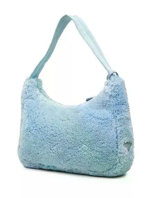 Prada Mini Terry Re-edition 2000 Shoulder Bag - Blue