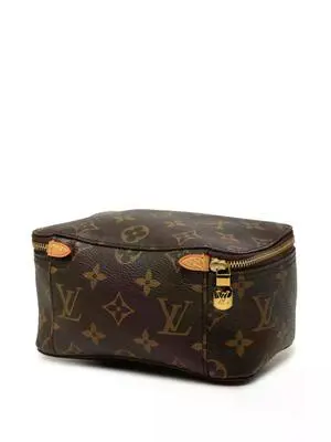 LOUIS VUITTON 2010-2026 Monogram Cube Rangement Pm Vanity Bag - Brown