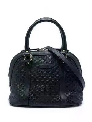 Gucci Microguccissima Dome Satchel - Black