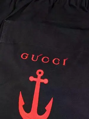 Gucci 2010 Logo-embroidered Shorts