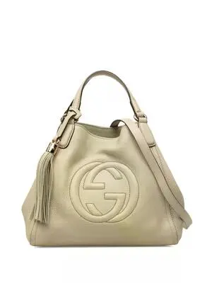 Gucci Small Leather Soho Satchel - Brown