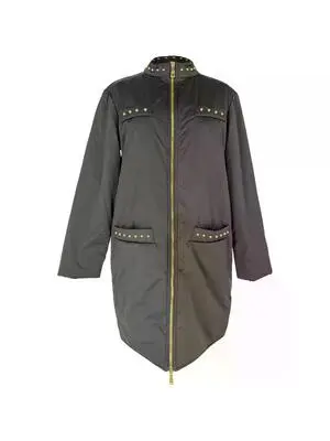 Moschino Studded Zip-up Coat