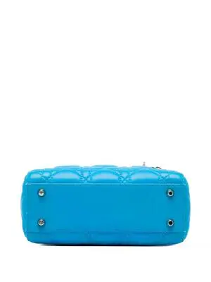 Dior 2014 Mini Lambskin Cannage Lady Satchel