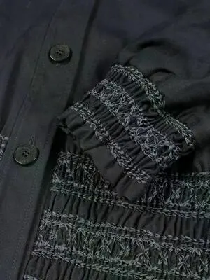 Hermès Embroidered Smocked Jacket