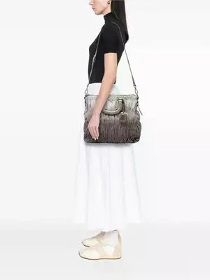 Prada 2000-2026 Nappa Gaufre Ombre Satchel