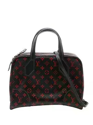 LOUIS VUITTON 2000-2026 Monogram Infrarouge Dora Soft Mm Satchel - Black