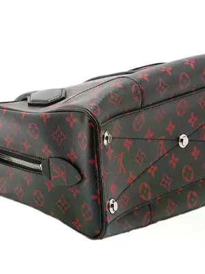 LOUIS VUITTON 2000-2026 Monogram Infrarouge Dora Soft Mm Satchel - Black
