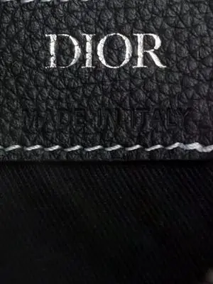Dior 2000-2026 Grained Calfskin Saddle Crossbody Bag