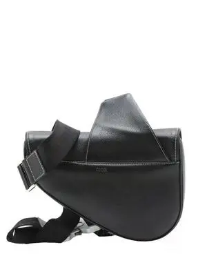 Dior 2000-2026 Grained Calfskin Saddle Crossbody Bag